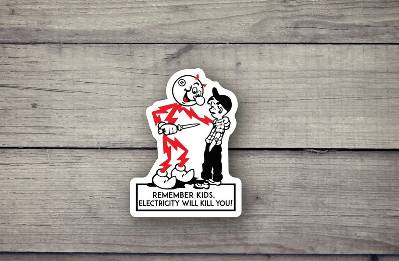 Electricity Kills - Sticker - Etsy