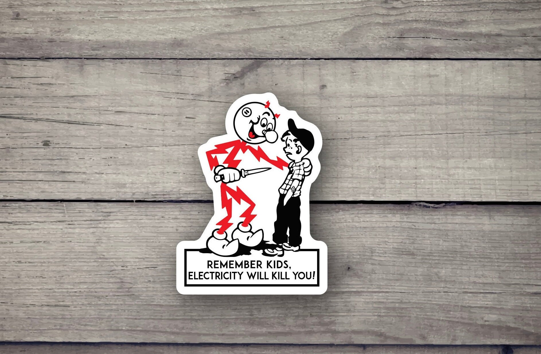 Electricity Kills - Sticker - Etsy
