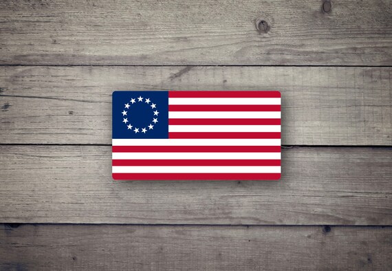 Betsy Ross Flag Sticker - Etsy