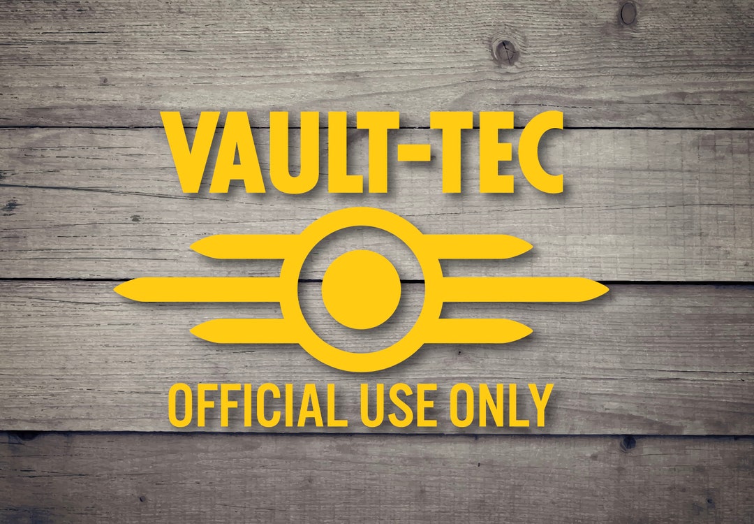 VAULT-TEC Official Use Only -vinyl Decal Fallout - Etsy Australia