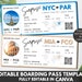 Editable Boarding Pass Template, Printable Airline Ticket, Boarding ...