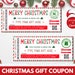 Editable Christmas Gift Coupon Template, Printable Christmas Gift ...