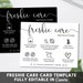 Editable Freshie Care Card Template, Printable Freshie Care ...