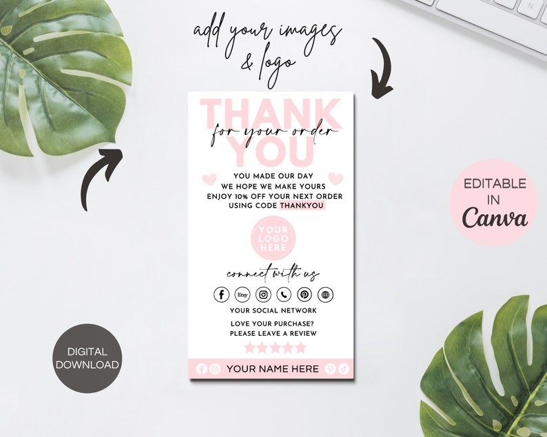 Car Diffuser Care Card, Printable Diffuser Packaging Insert ...