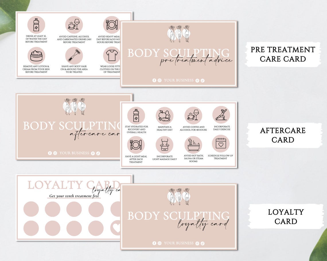 Body Sculpting Intake Forms Bundle, Editable Body Contouring ...