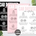 Car Diffuser Care Card, Printable Car Diffuser Care Guide, Editable Car ...