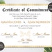 Commitment Certificate Template, Printable Certificate of Commitment ...