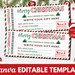 Christmas Coupon Template, Editable Christmas Gift Certificate ...
