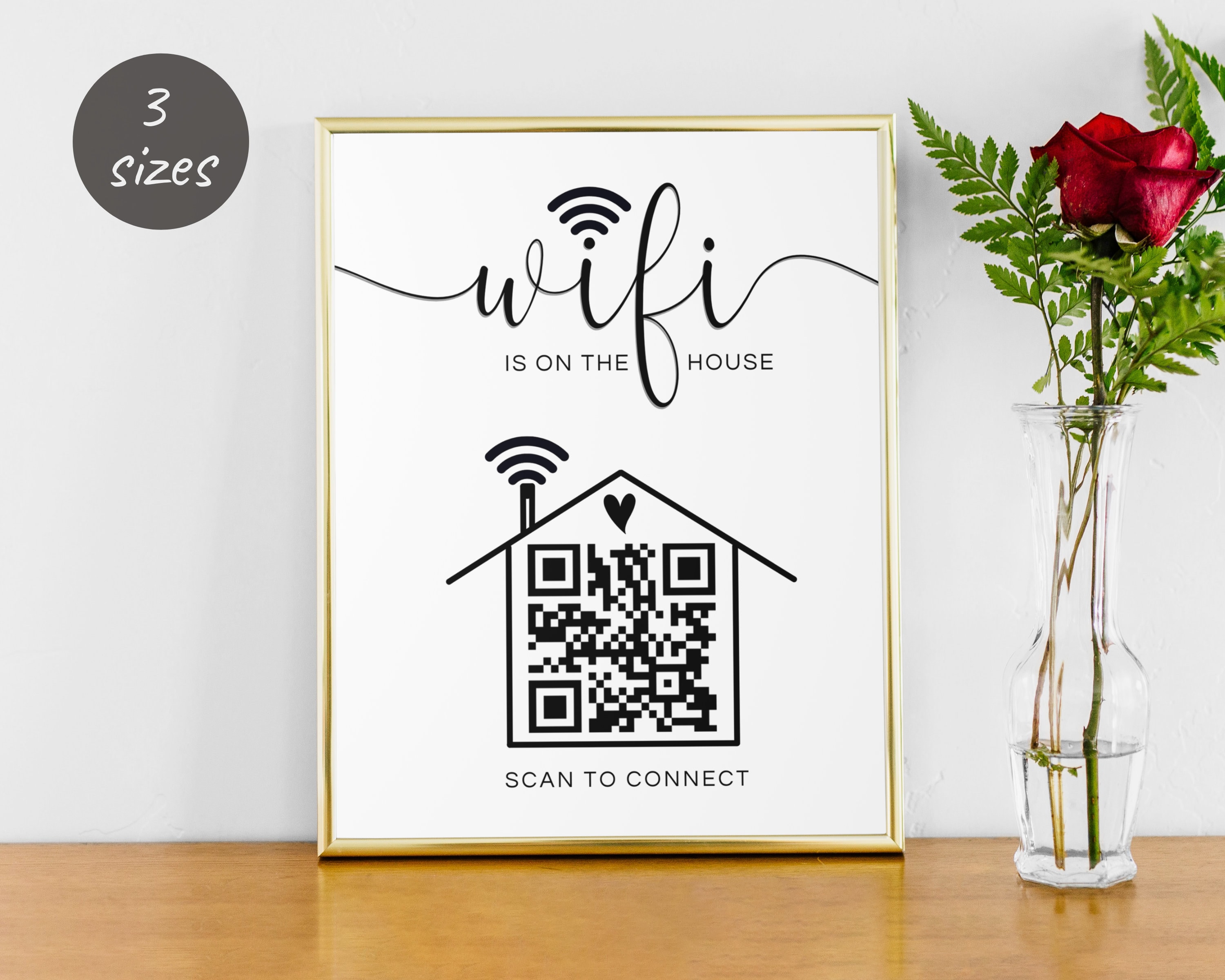 Paper Printable Airbnb Signs TDS-04 Instant Digital Download Editable ...