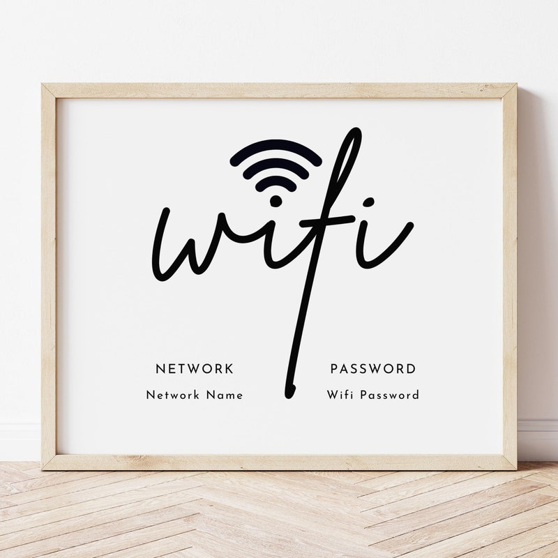 Wifi Sign - Etsy UK