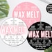 Wax Melts Warning Label Template, Printable Wax Melt Safety Sticker ...
