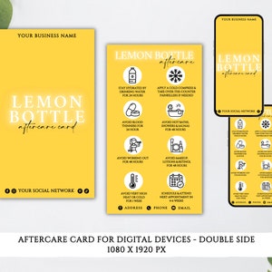 Lemon Bottle Injections Forms Bundle, Editable Fat Dissolving Client ...