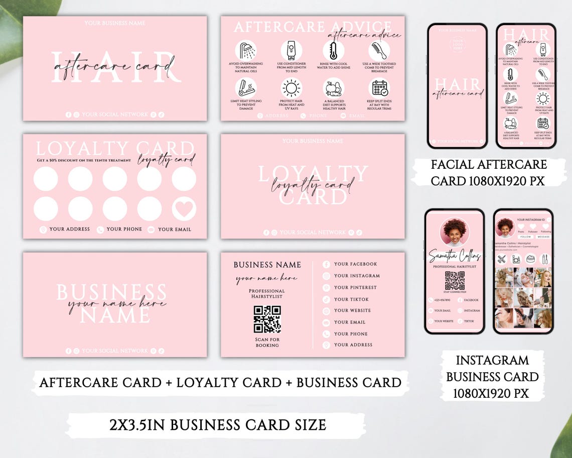 Hairdressing Forms Bundle, Editable Hair Consent Form, Hair Instagram ...