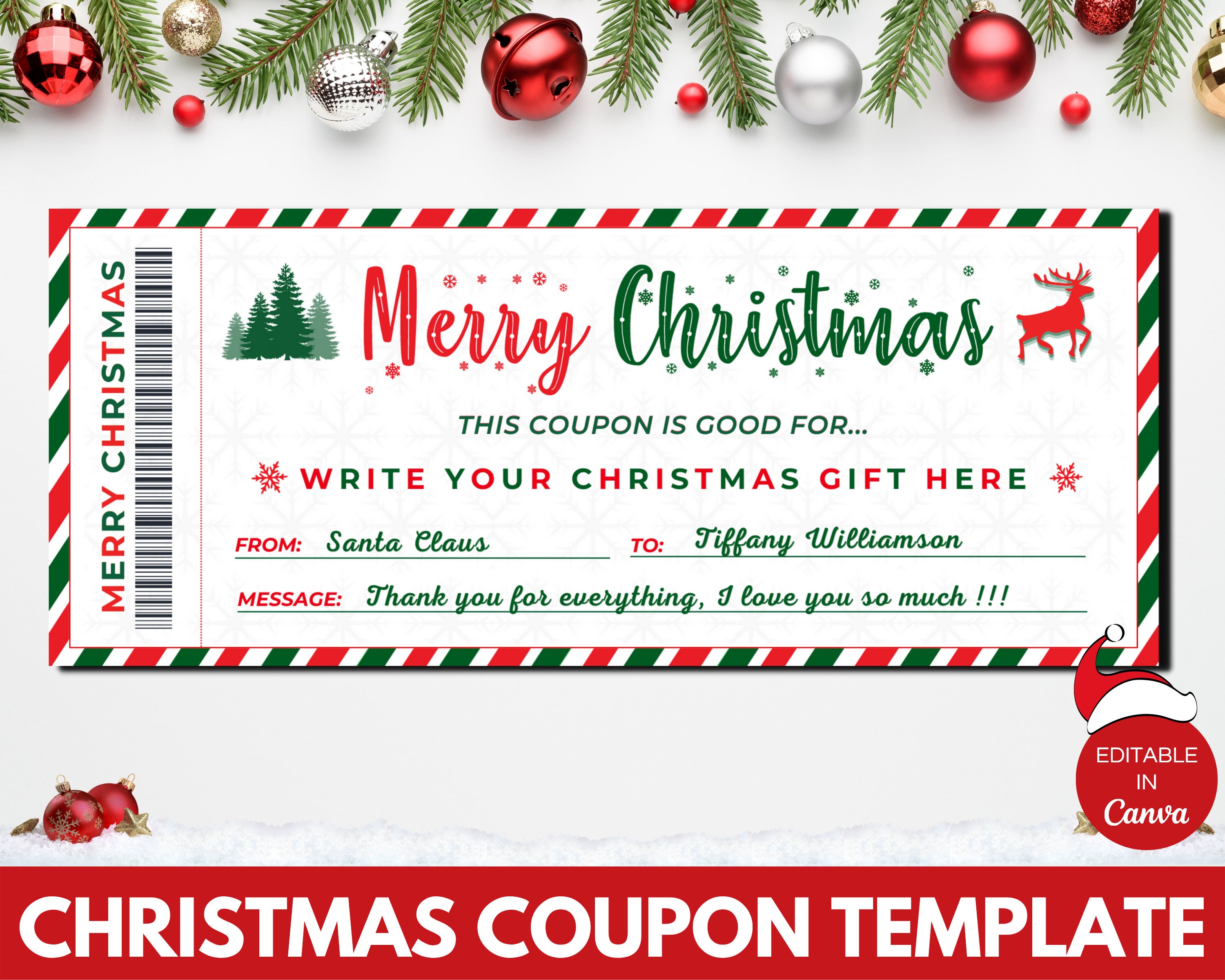 Holiday Coupon Template