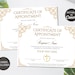 Editable Appointment Certificate, Printable Bishop Pastor Appointed ...