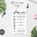 Glass Can Care Card Template, Editable Glass Cup Care Instructions ...