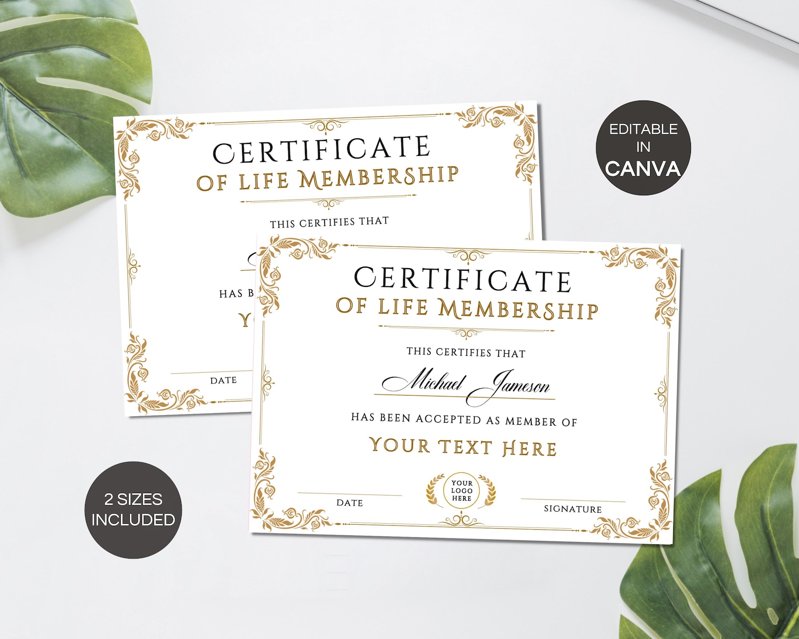 Certificate of Life Membership, Printable Lifemembership Certificates ...