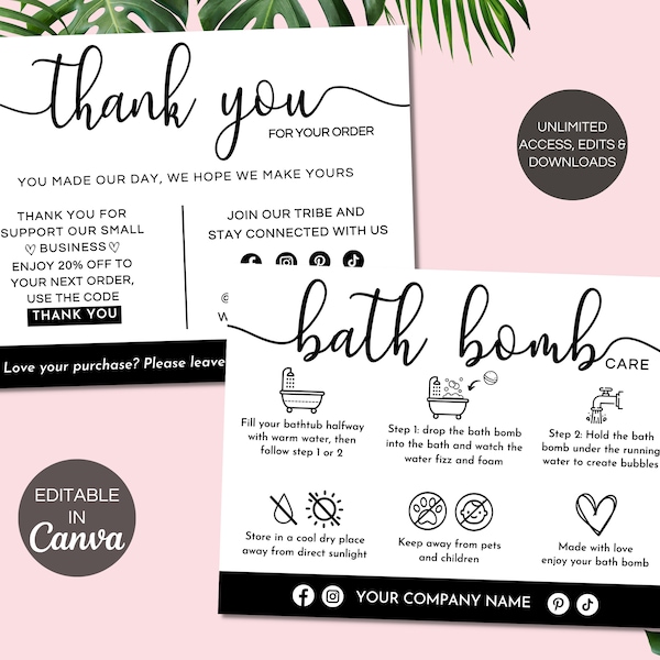 Bath Bomb Labels - Etsy