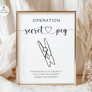 Peg Game Sign Wedding - Etsy