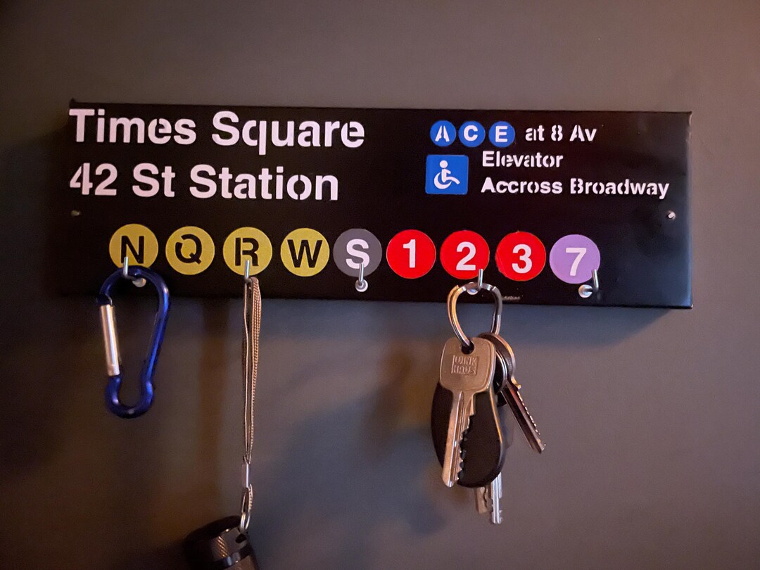 New York Subway Key Holder - Etsy