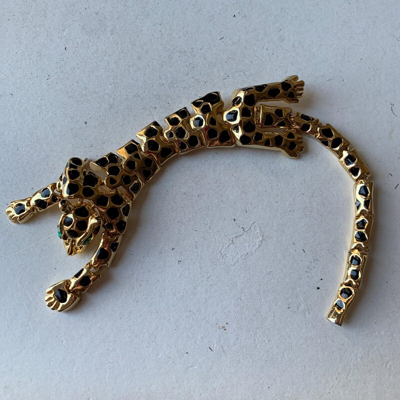 Leopard Shoulder Brooch - Etsy
