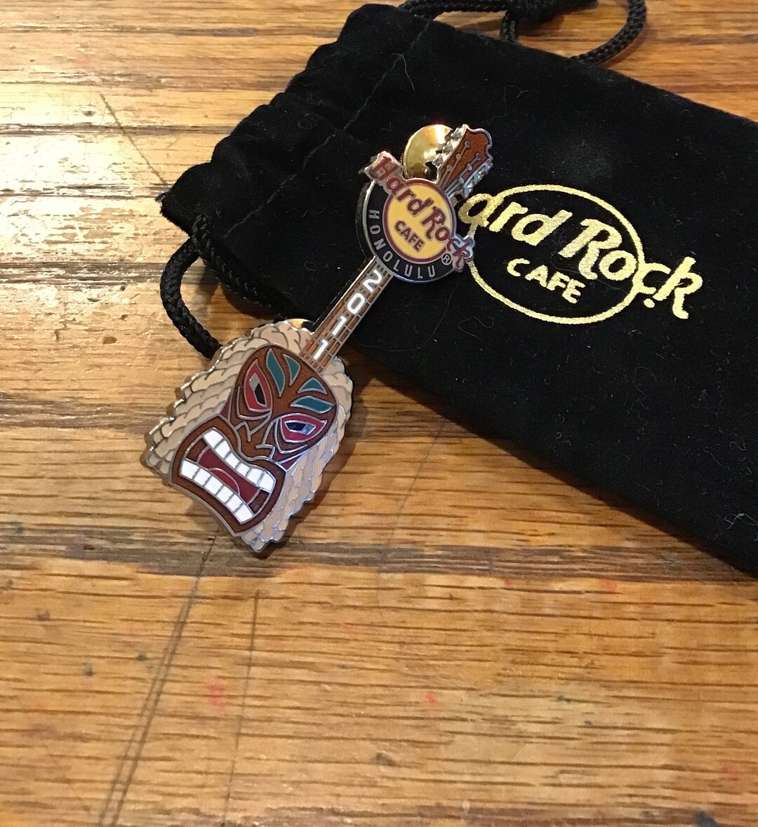 Hard Rock 2011 Honolulu Guitar Pin - Etsy