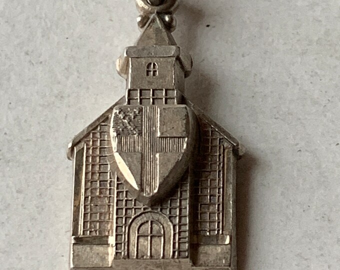 Vintage Sterling Silver Episcopal Church Charm - Etsy