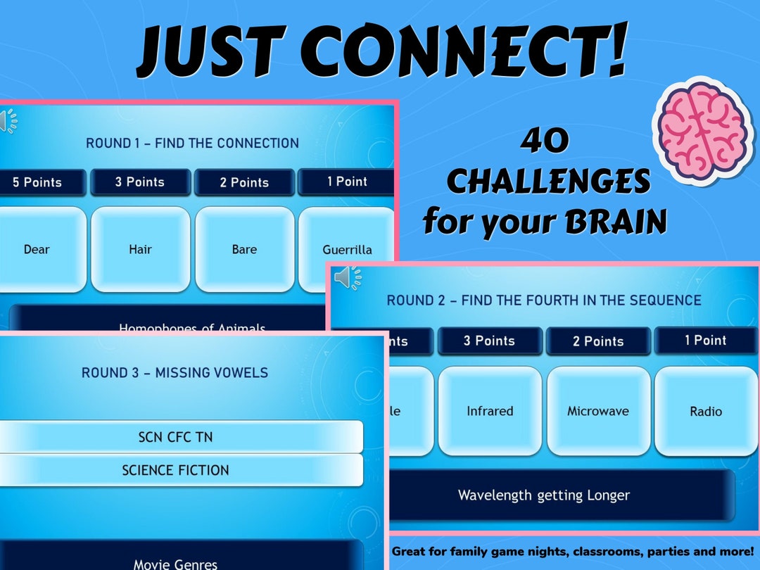 Trivia/brain Powerpoint Game | 40 General Knowledge Questions and ...