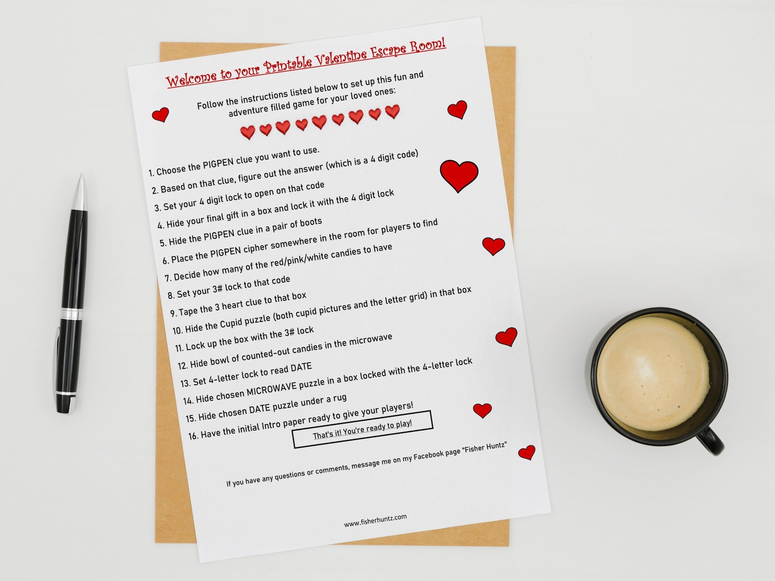 Premade Valentine’s Day Escape Room | Hide Your Gift in a 30-min ...