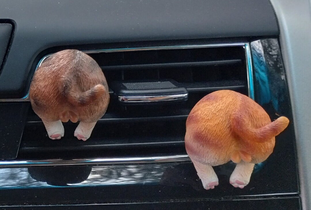 CAR AIR FRESHENER 1 Cute! Cat Butt Vent Clip-car Accessories-car Oil ...