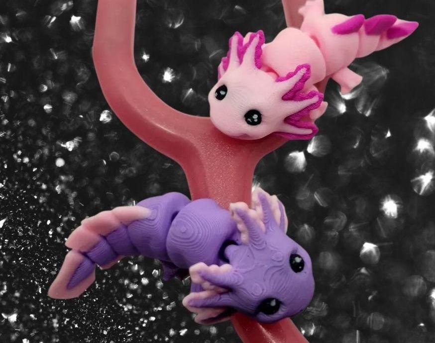 Cute Movable Possum -axolotl-racoon-mouse-sloth- -add Some Fun! to Your ...