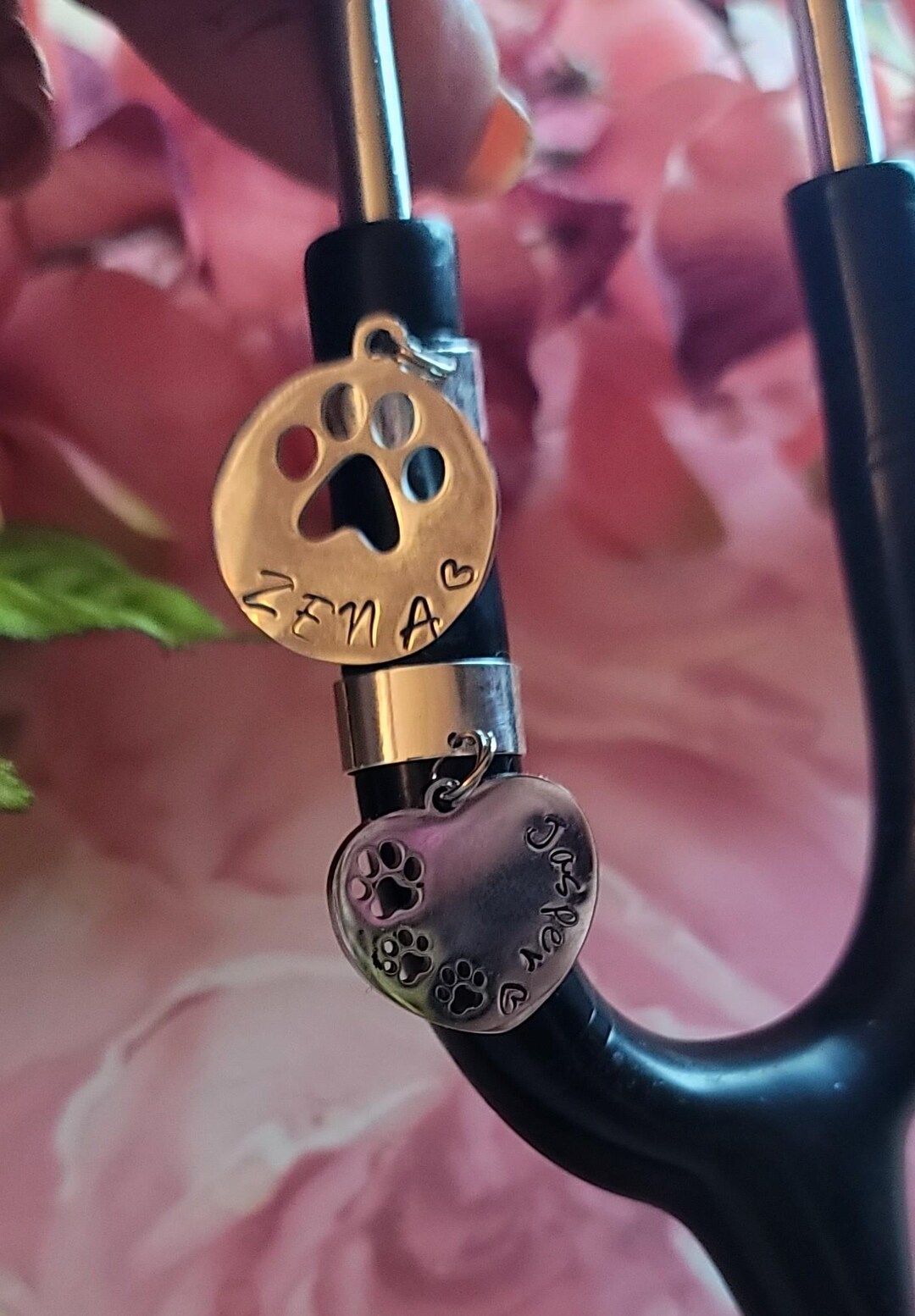 Dogs NAME Paw Stethoscope Charm-add Some Fun! to Your Stethoscope, CUTE ...