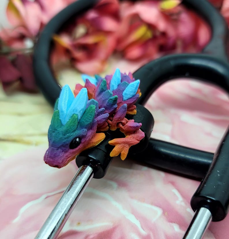 Movable Dragon Stethoscope Charm – Pediatric Nurse Gift - Etsy