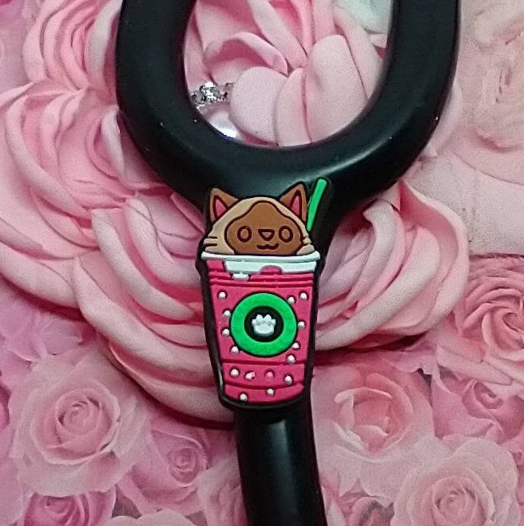 Add Some Fun to Your Stethoscope, Kitty Cat Coffee Stethoscope Charm ...