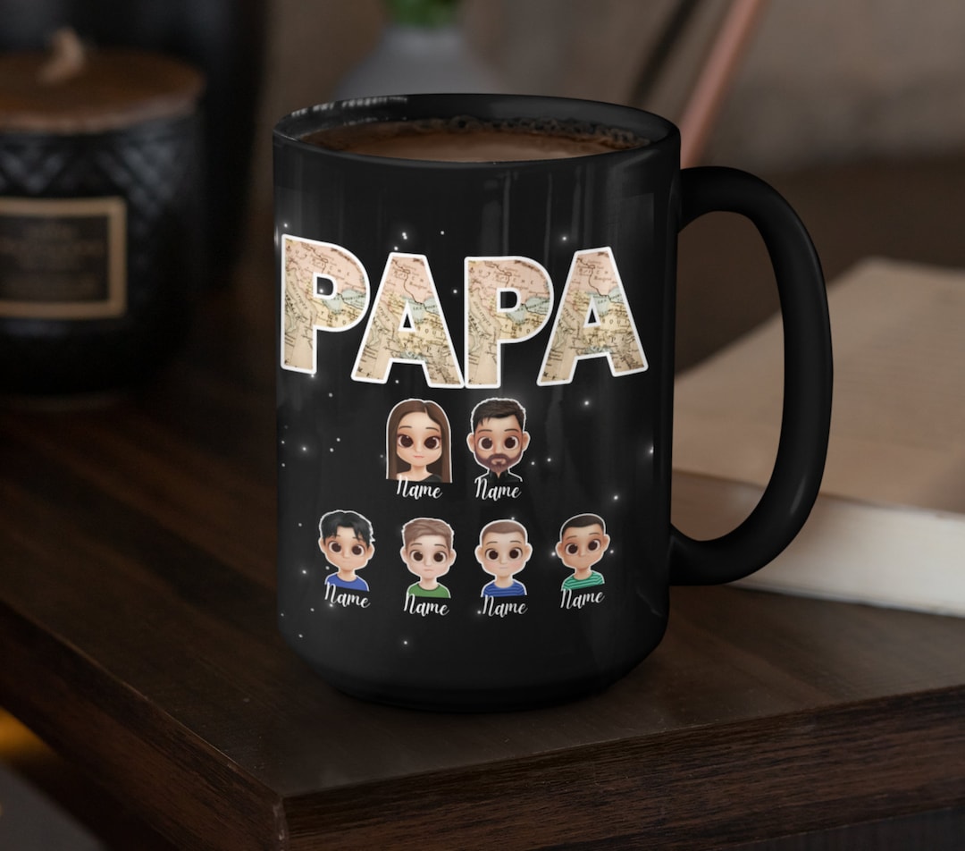 Personalized FAMILY Mug Design Customize Your Family Kid Grandchildren ...