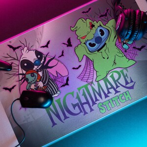 Nightmare Stitch Halloween Tumbler Wrap: Skeleton & Boogie PNG (digital ...