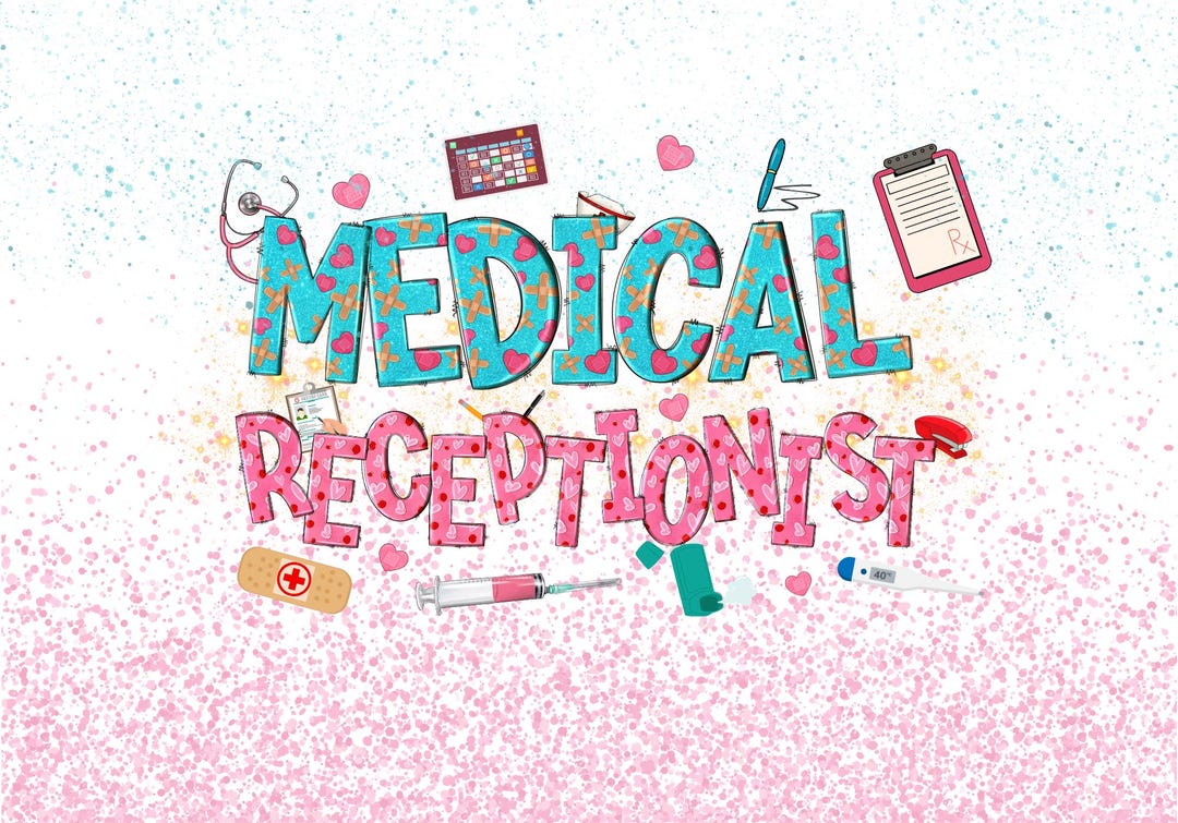 Medical Receptionist Tumbler Wrap Design (digital Download) - Etsy