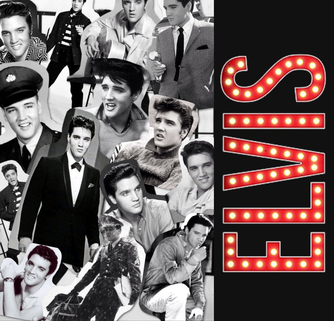 Elvis Tumbler Wrap: the King of Rock and Roll Design (digital Download ...