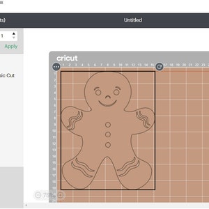Gingerbread Man SVG PNG Digital Download - Printable - Simple Svg Cut ...