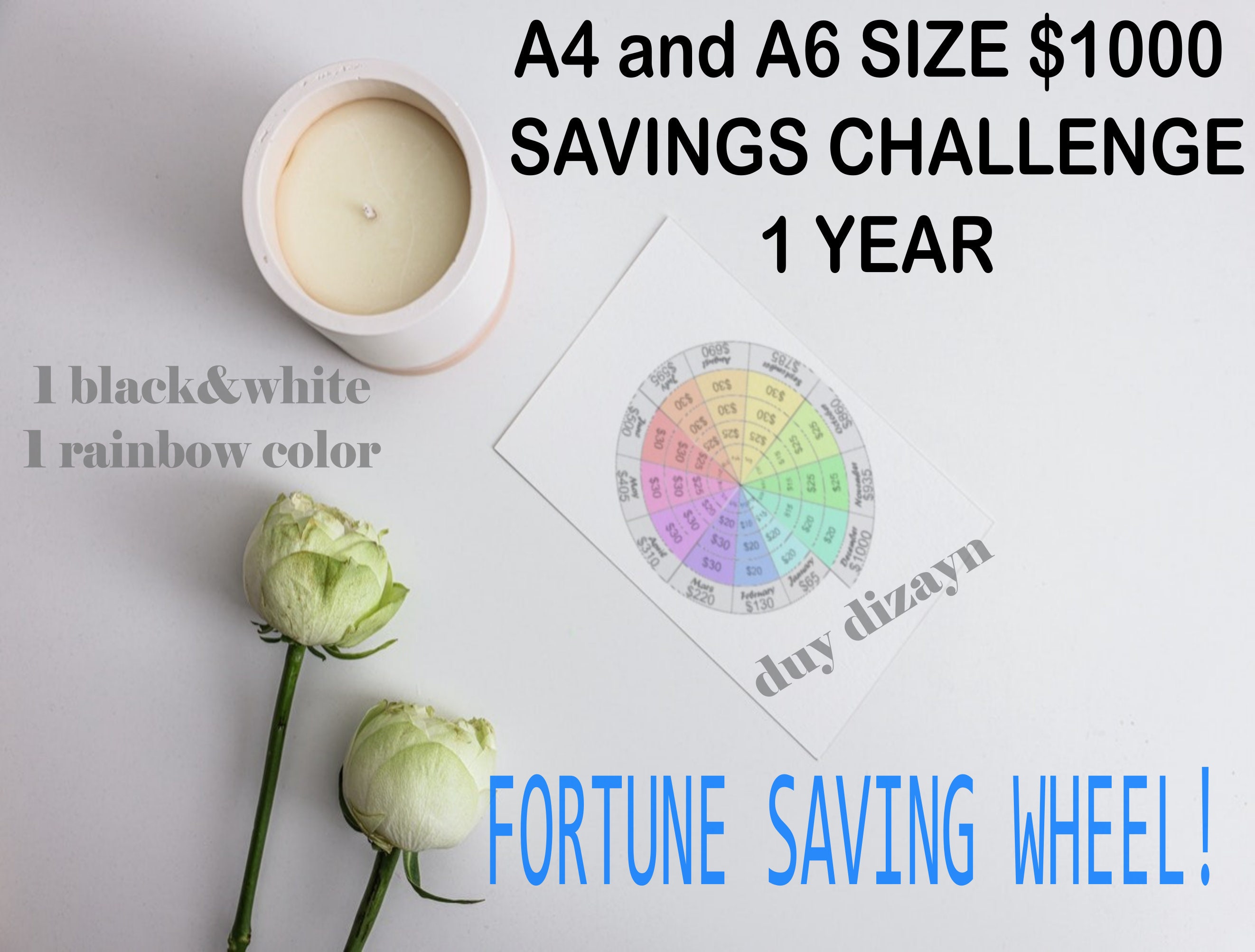 Savings Tracker Printable, Savings Challenge, Money Savings, Fortune ...
