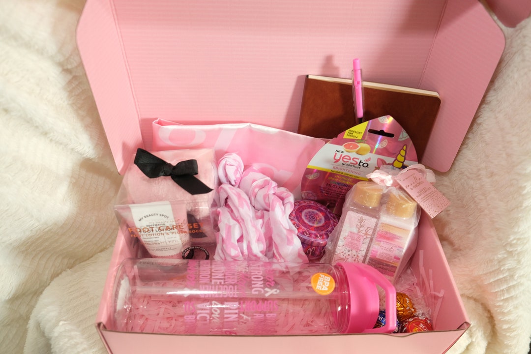 Breast Cancer Encouragement Gift Box Breast Cancer Survivor - Etsy