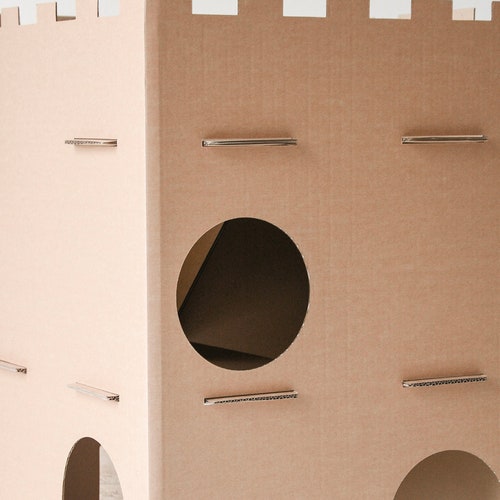 The Castle Corrugated Cardboard Castle for Bunny Rabbits & - Etsy UK