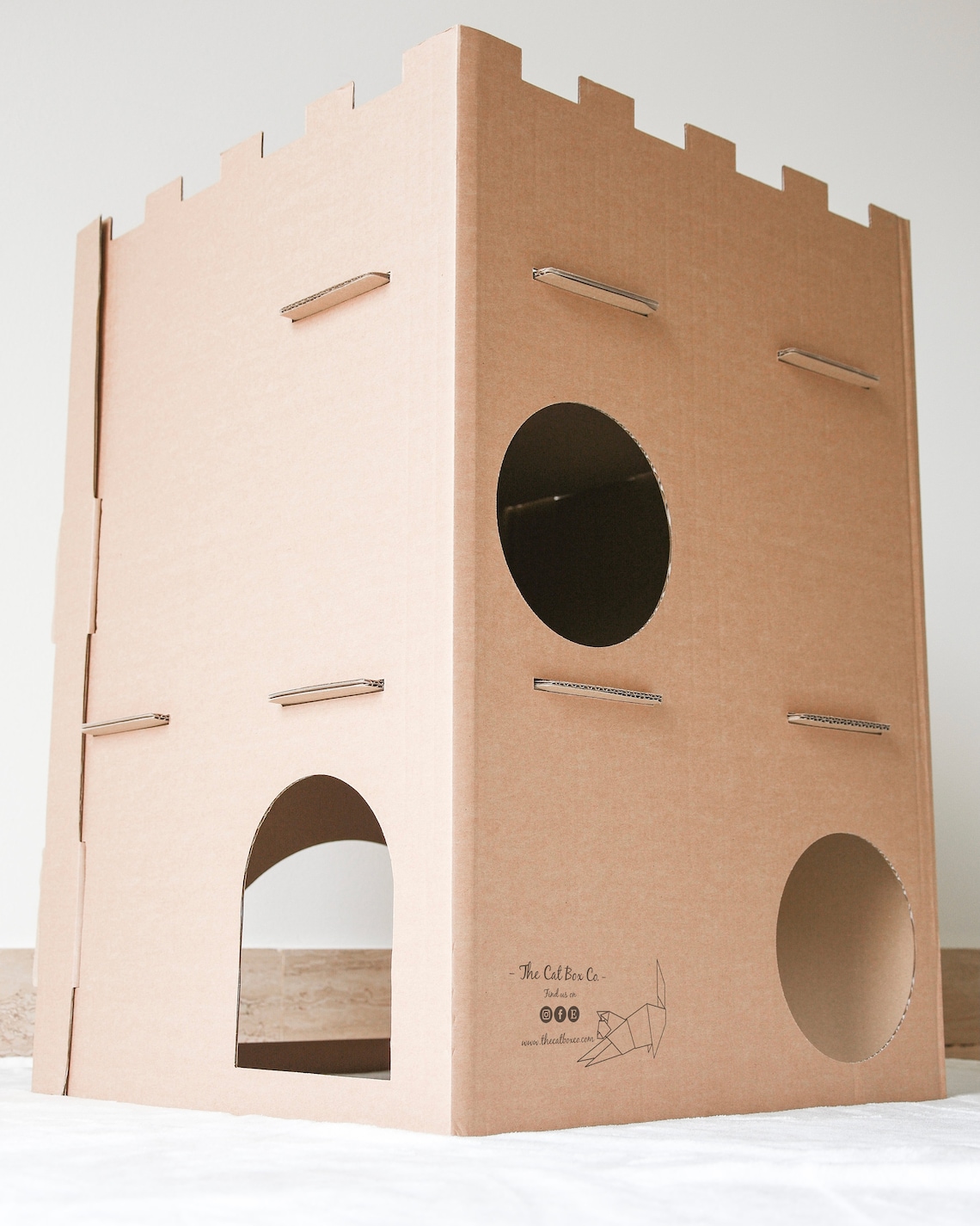 The Castle Corrugated Cardboard Castle for Cats - Etsy UK