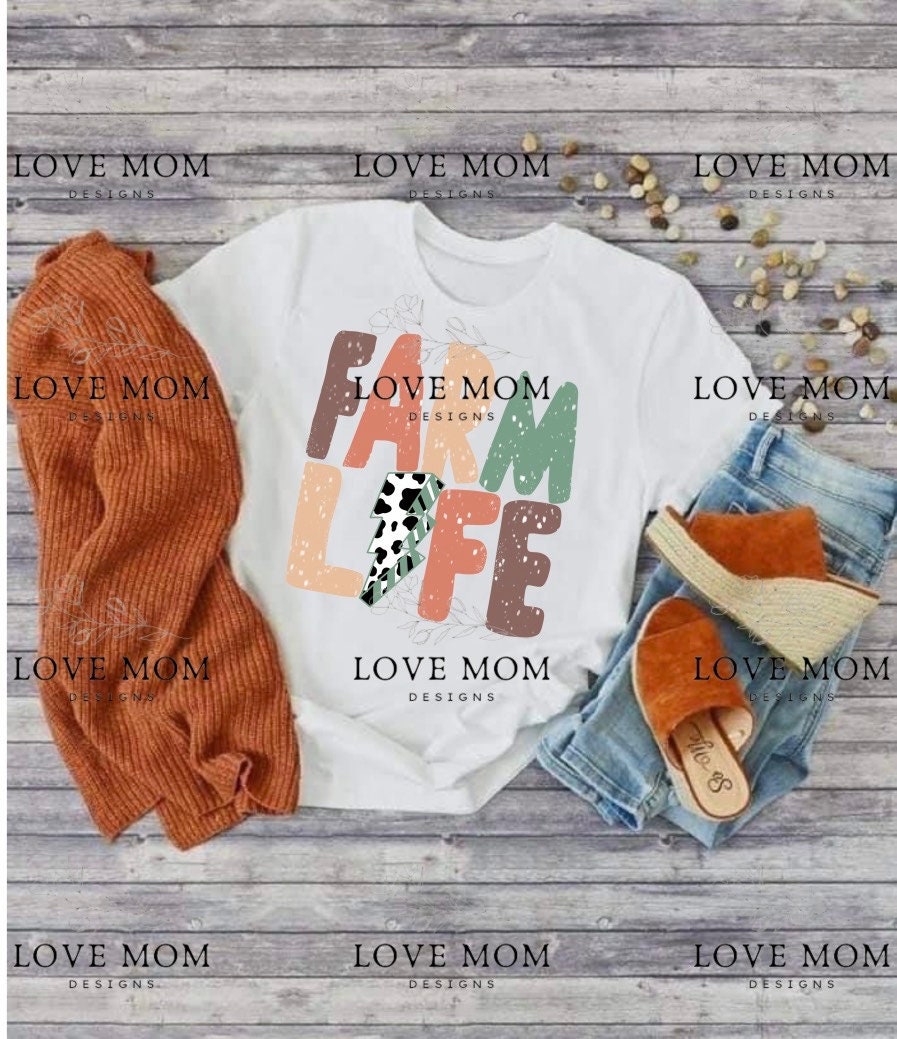 Farm Life, PNG, Sublimation Design. - Etsy