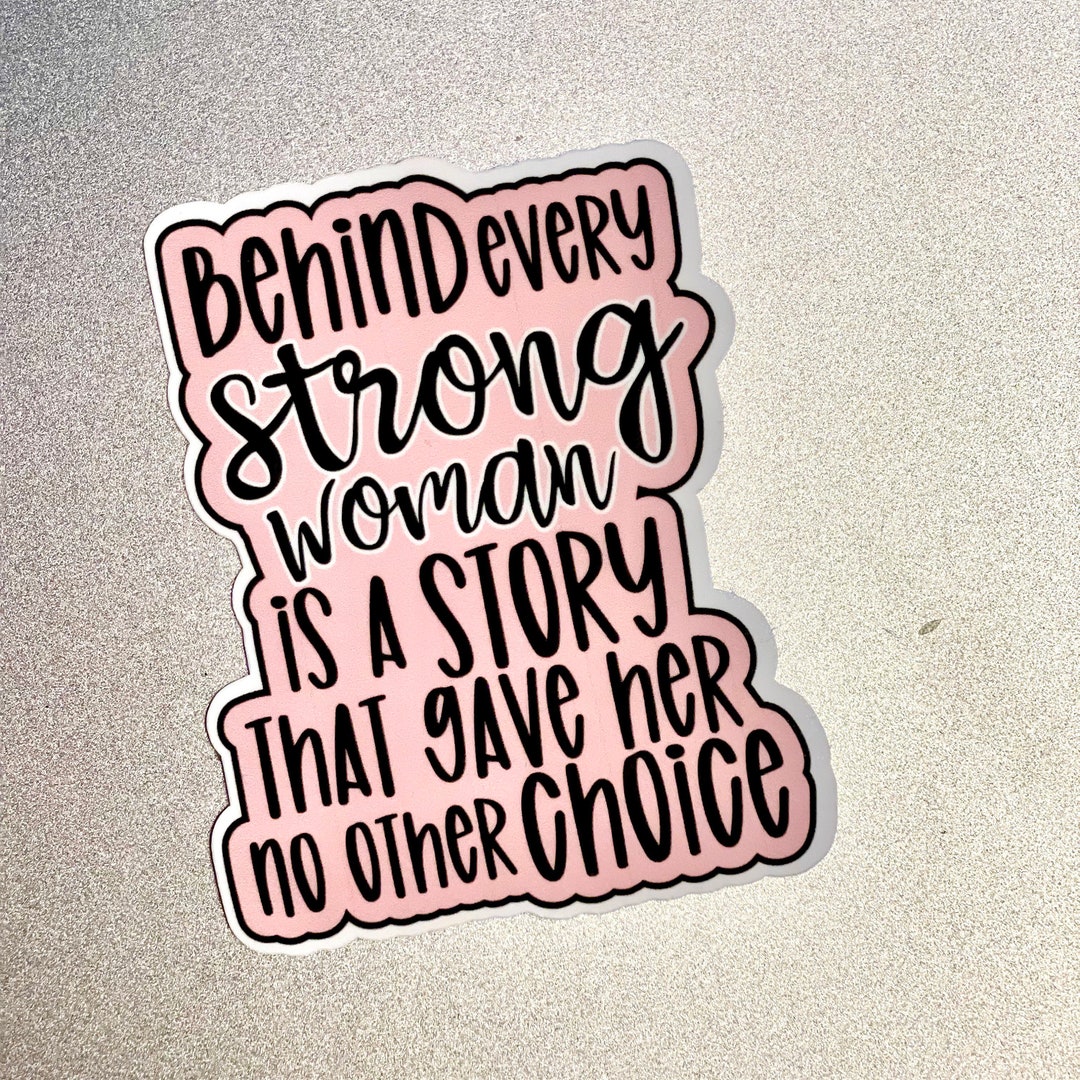 Strong Women Sticker WOMEN INSPIRATION Waterproof - Etsy