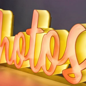 LED Letters of Light Lettering Illuminated Signs Custom Made From ...