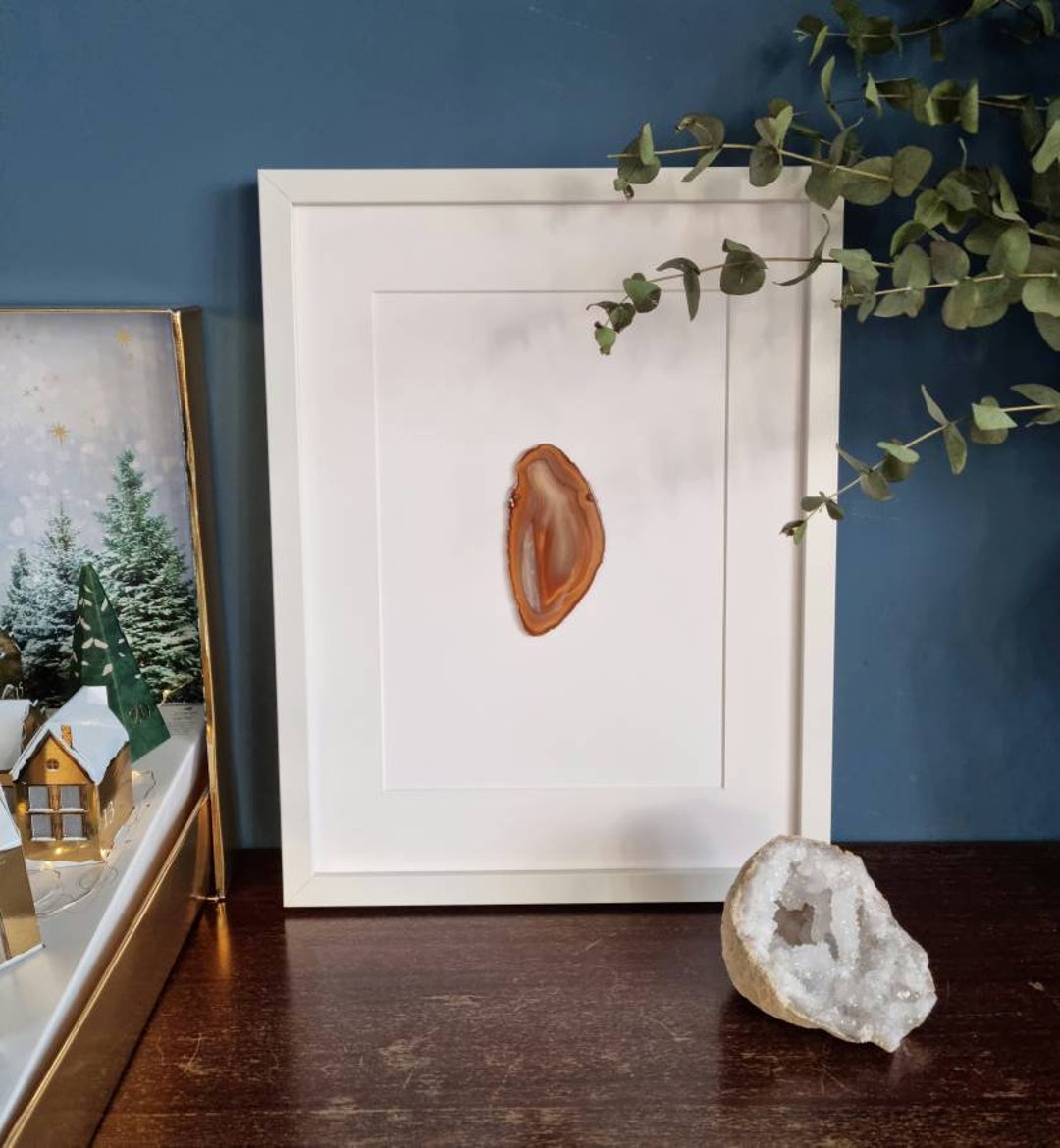 Gemstones in Frame, Gemstone Agate, Agate, Gemstone Decoration ...