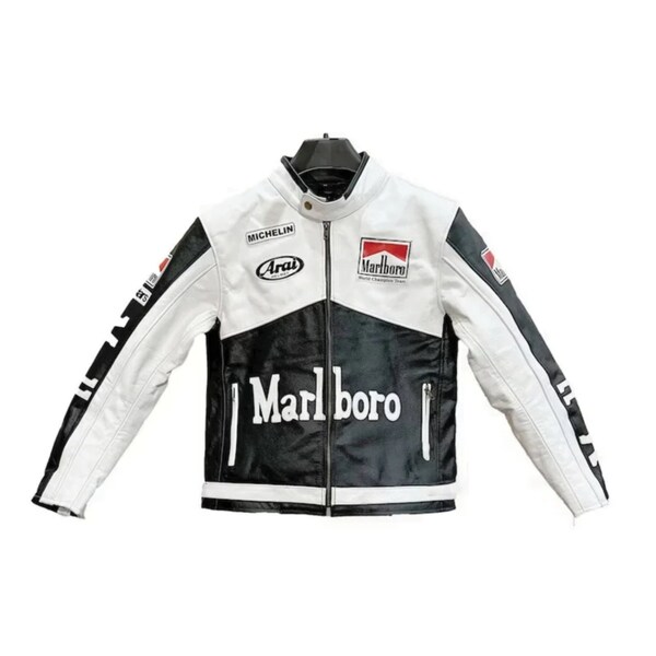 Black and White Racing Jacket - Etsy