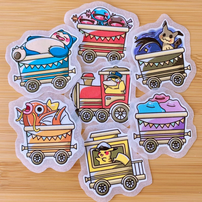 Train Sticker - Etsy