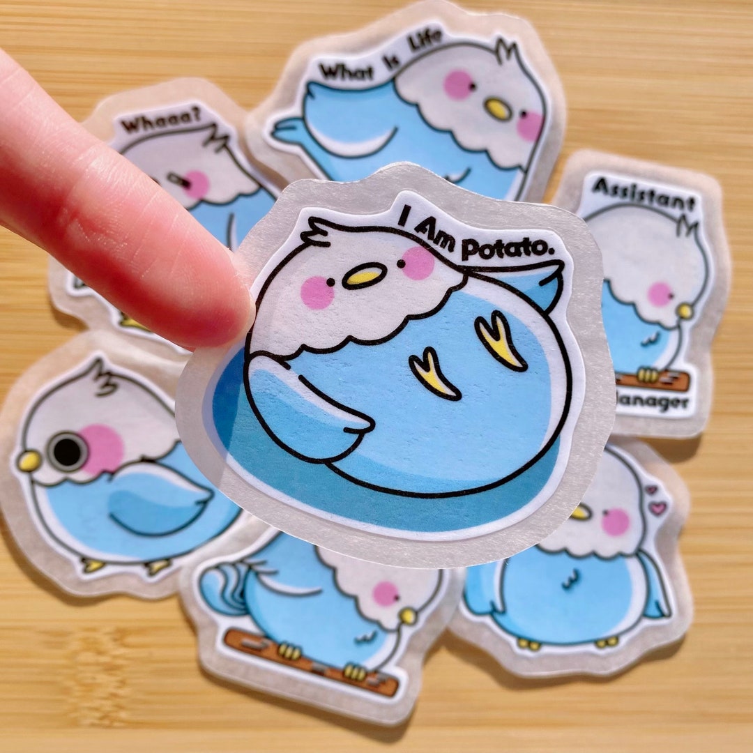 Cute Birb Stickers Waterproof Laptop iPad Bullet Journal Planner Kawaii ...